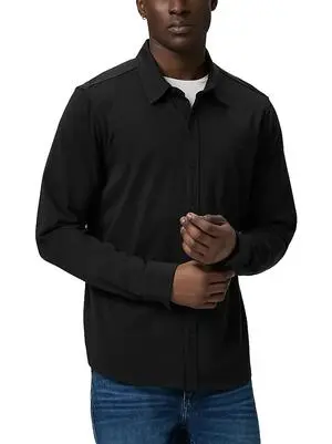 Paige Cosgrove Long Sleeve Button Front Shirt - Black