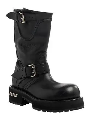 Balenciaga Venom Buckle Boots - Noir Multi
