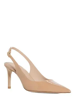 STUART WEITZMAN Power Slingback Pumps - Adobe Patent