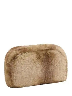 Apparis Jumbo Noor Faux Mink Pochette - Blonde Mink