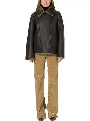 Gerard Darel Nadia Leather Jacket - Cinnamon