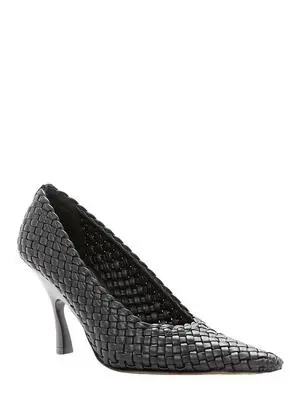 Stella McCartney Elsa Woven Pumps - Black