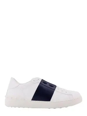 Valentino Garavani Open Leather Sneakers - White