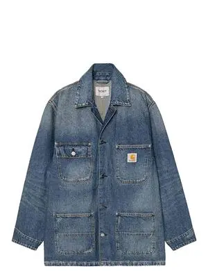 Carhartt Work In Progress Aden Chore Coat Bradenton Denim Jacket - Blue