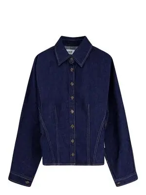 AGOLDE Regenerated Cotton Devon Shirt Blue