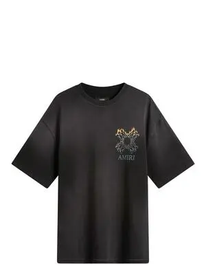 Amiri Ma Quad Flames T-shirt - Black