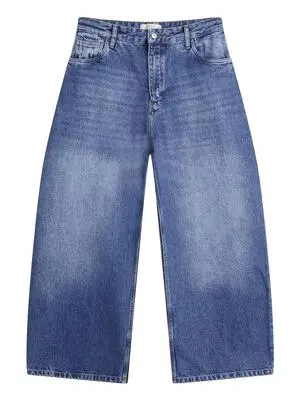 Studio Nicholson Paolo 14oz Denim Volume Jean - Worn Wash Indigo