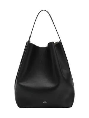 TOTEME Leather Tote Bag - Black