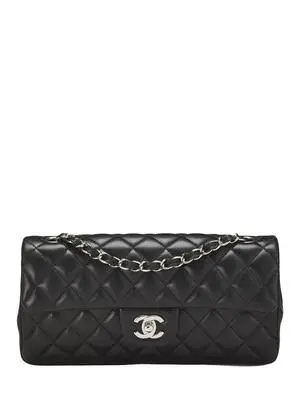 CHANEL East/West Lambskin Shoulder Bag
