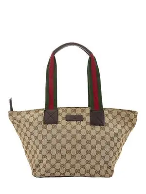 Gucci Original Gg Soft Zip Tote - Brown