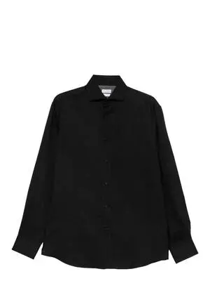 Brunello Cucinelli Buttoned Long-sleeved Shirt - Black