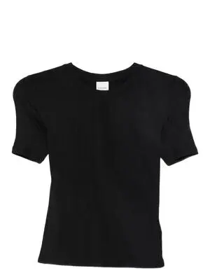 Calvin Klein Ribbed Short-sleeve T-shirt - Black