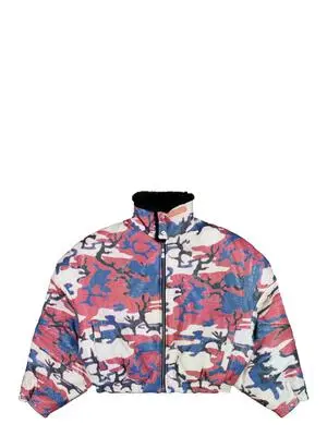 PDF Camouflage-pattern Jacket - White