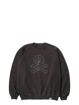 NEIGHBORHOOD Skull-embroidered Sweatshirt - Brown