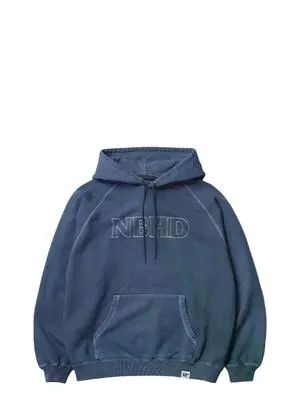 NEIGHBORHOOD Logo-graphic Hoodie - Blue