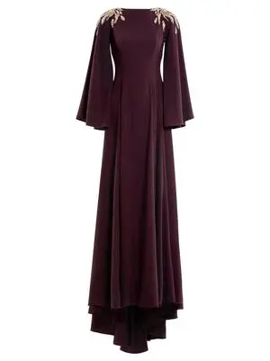 SAIID KOBEISY Embellished Maxi Dress - Purple