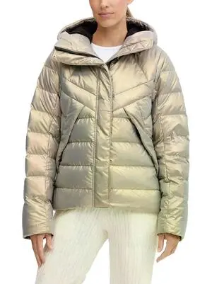 Helly Hansen Hooded Quilted Jacket - Gold