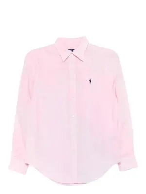 Polo Ralph Lauren Long-sleeve Linen Top - Pink