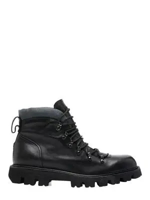 Fratelli Rossetti Lace-up Lug-sole Hiking Boots - Black