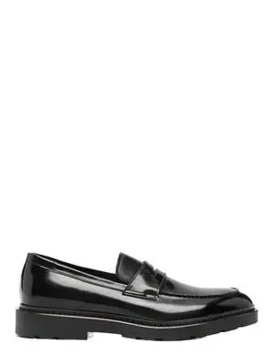 Fratelli Rossetti Patent-finish Loafers - Black