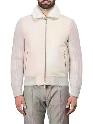 MOORER Campiglio Zip Jacket - Neutrals
