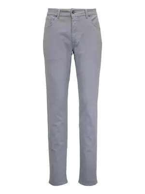 BARMAS Straight-leg Five-pocket Trousers - Grey