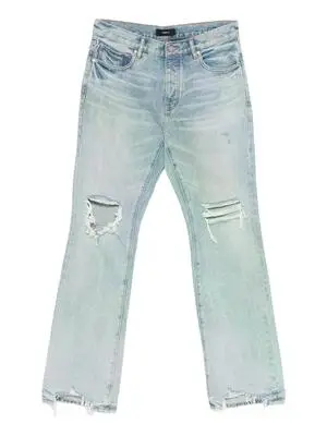 PURPLE BRAND Lucca Ripped Faded Jeans - Blue