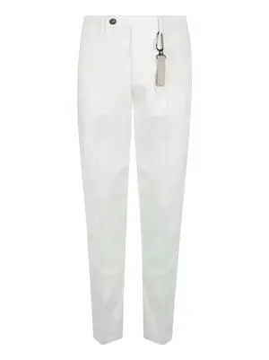 MANUEL RITZ Carabiner-detail Trousers - White