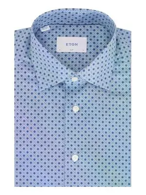 Eton Floral-print Shirt - Blue