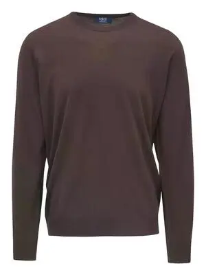 Fedeli Crew-neck Sweater - Brown