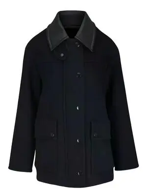AKRIS Snap-Fastening Pocket Coat