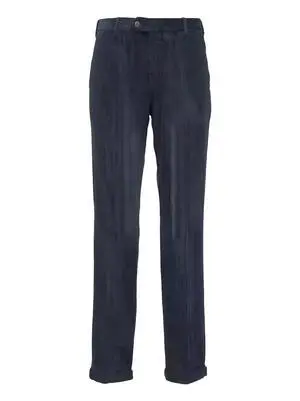 FEDELI Pleated Corduroy Trousers