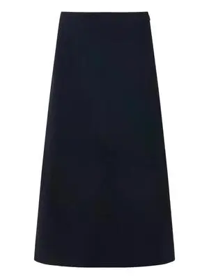 MARNI A-Line Crêpe Midi Skirt