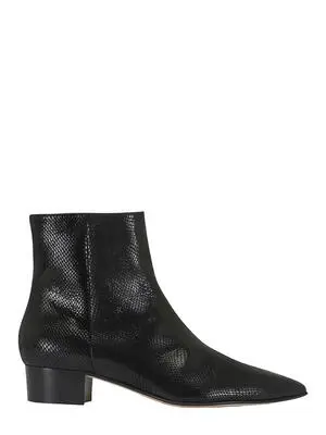 ARTEANA 30mm Arona Pointed-toe Block-heel Boots - Black