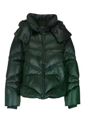 Bogner Xally Hooded Quilted Jacket Green