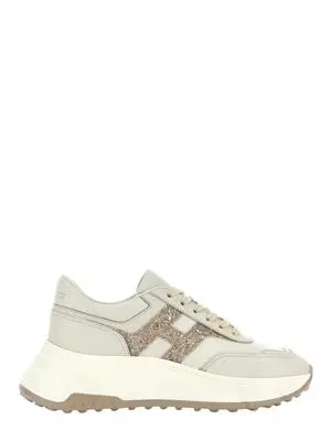 Hogan Hi-fi Leather Sneakers - Neutrals