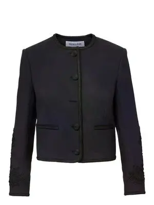 Veronica Beard Button-embellished Jacket - Blue