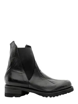LEON EMANUEL BLANCK Distortion Pointed Chelsea Boots - Black