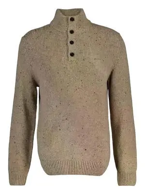 Gant Buttoned Knit Sweater - Neutrals