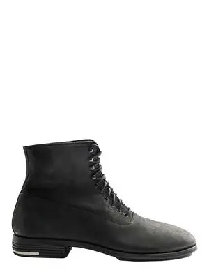 DEEPTI Lace-Up Leather Boots