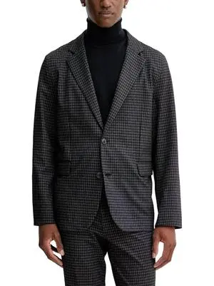 Hugo Houndstooth-pattern Single-breasted Suit - Grey