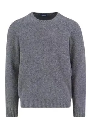 DRUMOHR Cashmere Crew Neck Sweater - Grey