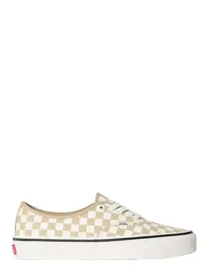 VANS Premium Authentic Checkerboard Sneakers - Incense/marshmallow