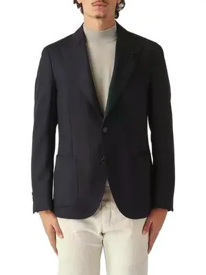 LARDINI Single-breasted Jacket - Blue
