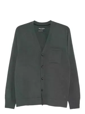 Marc O'polo V-neck Wool Cardigan - Green
