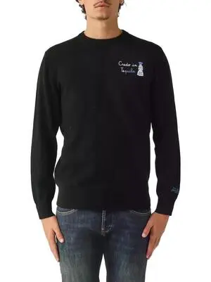 MC2 SAINT BARTH Crew-neck Sweater - Black