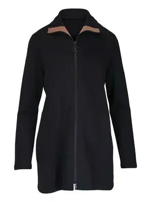 Akris Zip-up Coat - Black