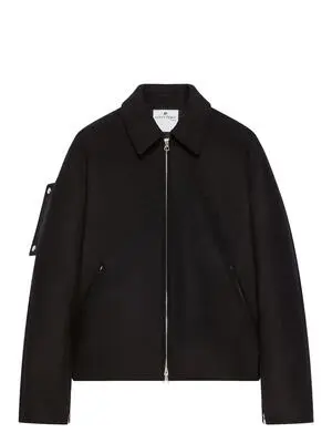COURREGES Wool Bomber Jacket - Black