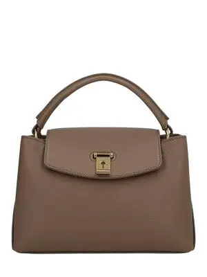 Bally Small Lock Me Bag - Beige