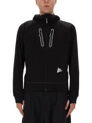 AND WANDER Alpha Air" Jacket - Black